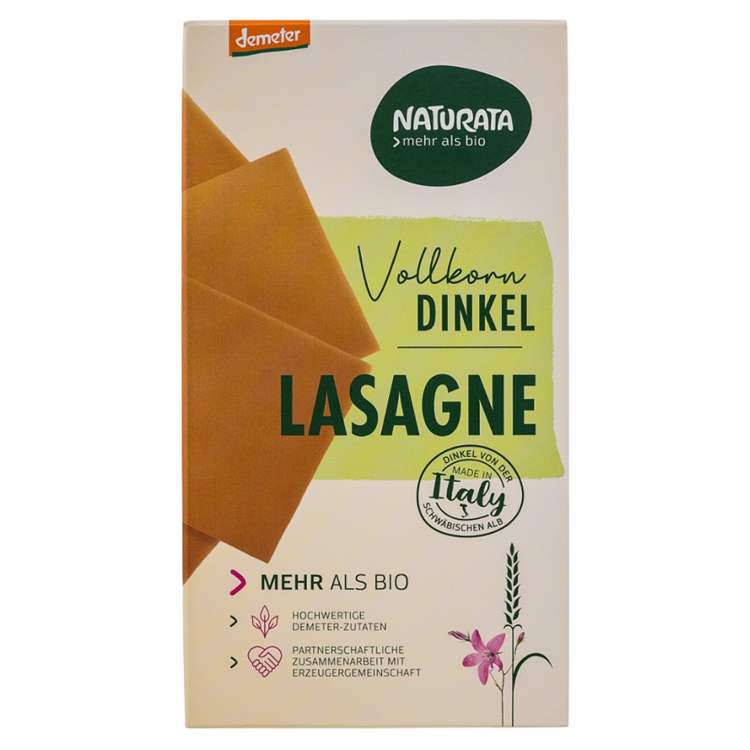 Vollkorn Dinkel Lasagne – Bio-Lasagne-Platten von Naturata