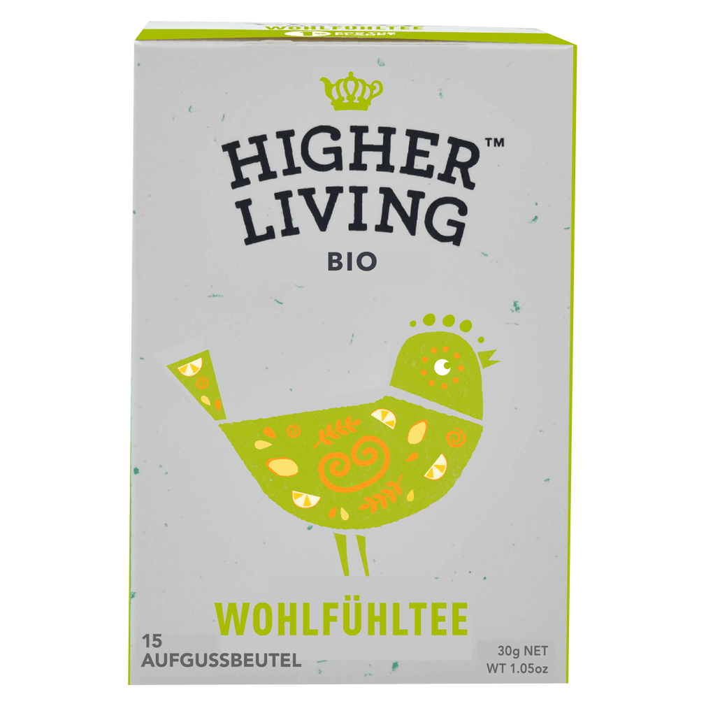 Bio Wohlfühltee, 15 Teebeutel von Higher Living bei greenist.de