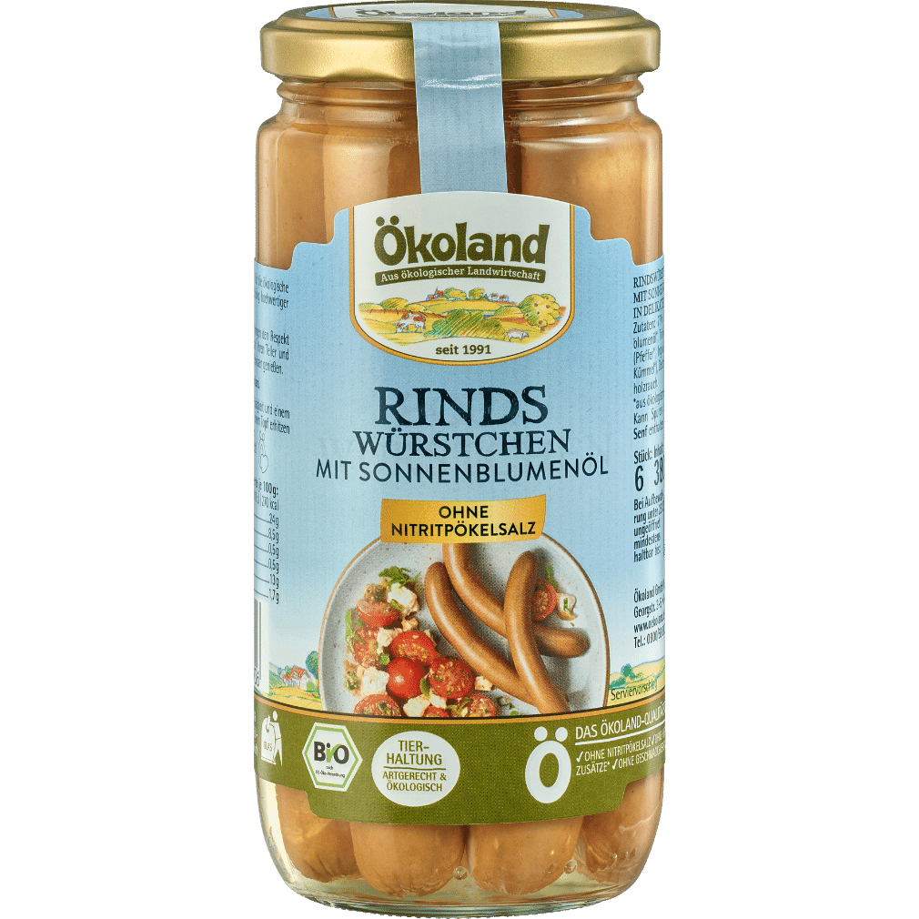 Bio Rindswürstchen von Ökoland bei greenist.de